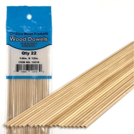 Custom Wooden 12in Dowel Packs | Midwest Dowel