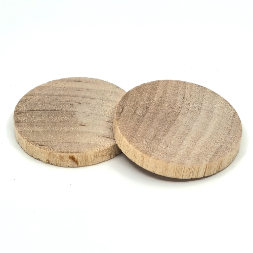 7pcs - 1in x 1/8in Wood Disc | Midwest Dowel