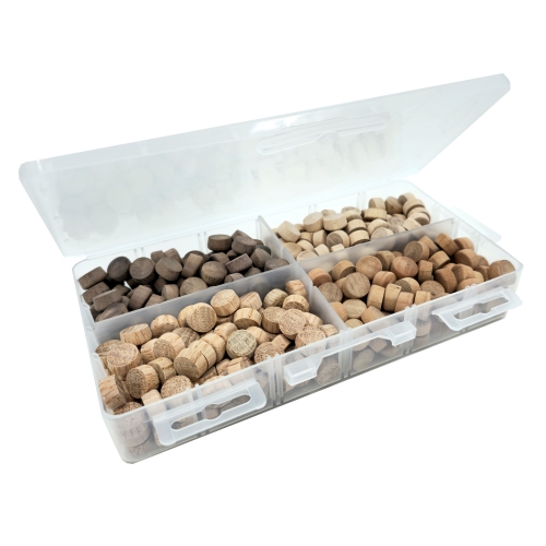 Assorted Round Head Plugs Kit - 1/2 | Midwest Dowel