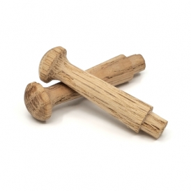 3pcs - 1-3/4" Mini Oak Shaker Peg | Midwest Dowel