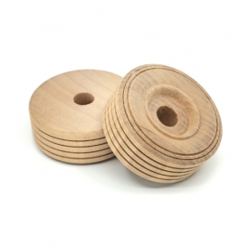 100 pcs - 1-3/4" Standard Toy Wheels | Midwest Dowel